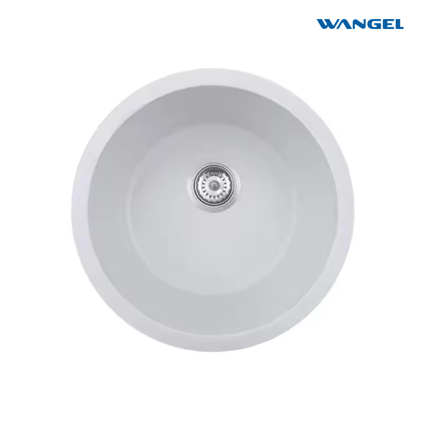 Quartz Stone Sink Round Black Round Sink Kitchen Granite Sink Small ...