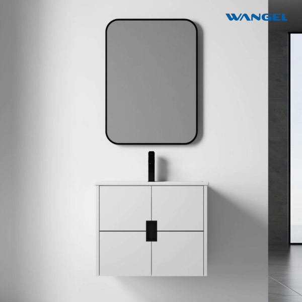 Modern ceramic countertop bathroom dressing table, elegant and high-end ...