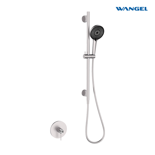 Shower System with Slide Bar Single Function Handheld Shower and ...