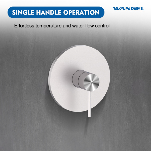 High Quality Round Concealed Single Function Shower Valve - Wangel ...