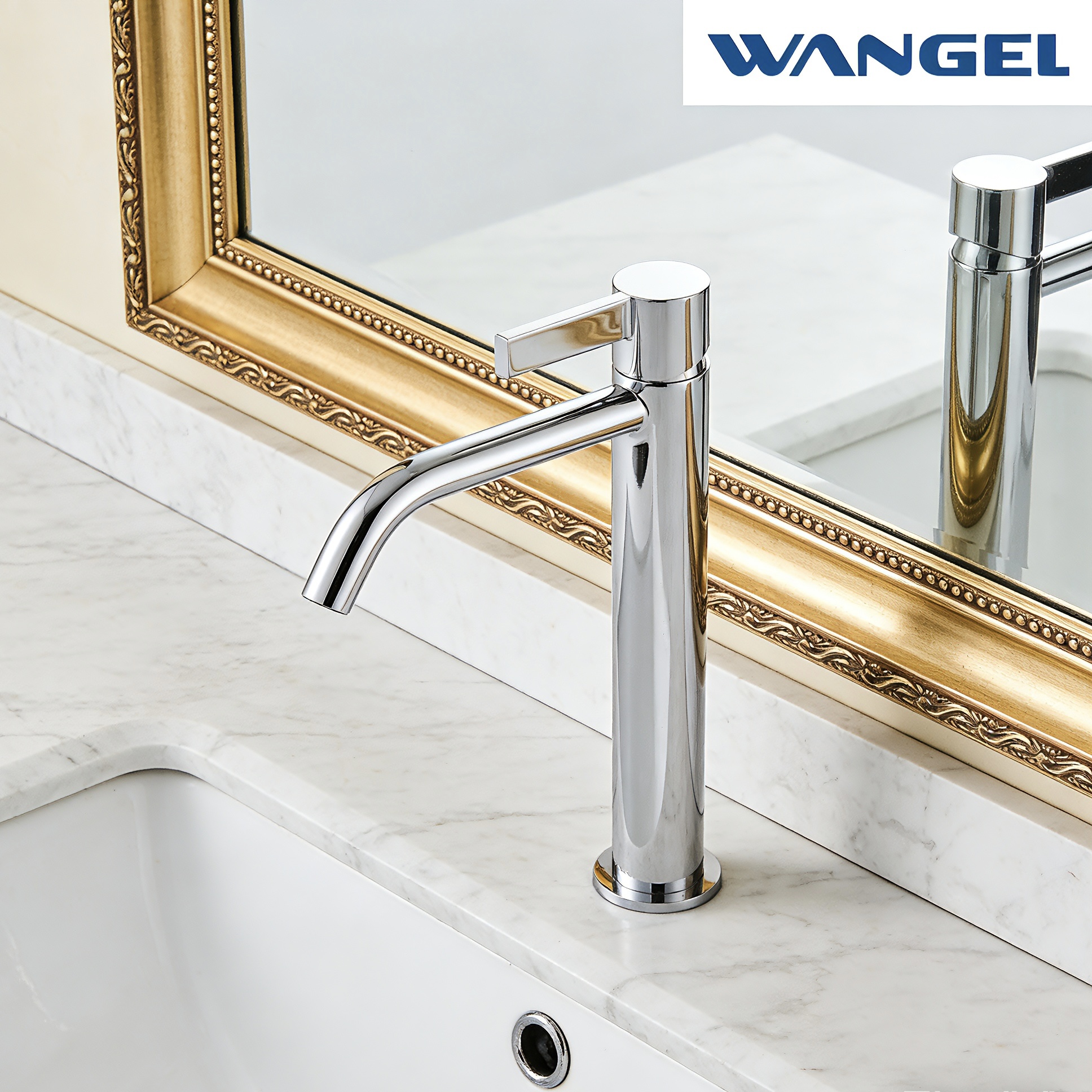 Wangel Chrome-Plated Tall-Rise Basin Faucet - Wangel Group - Leading ...