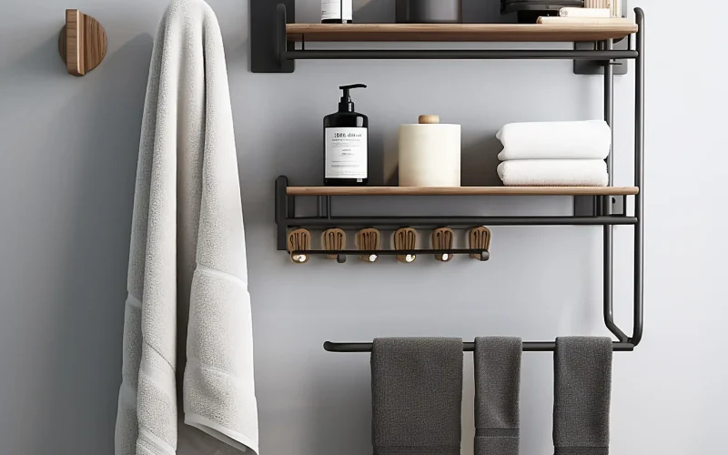 6 Badezimmer-Design-Ideen mit luxuriösen High-End-Handtuchhaltern - Wangel